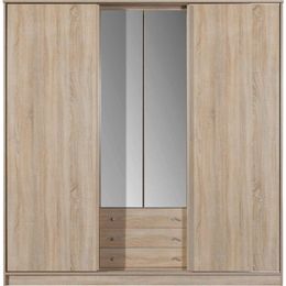 Stylefy Garderobenschrank Elektra Sonoma Eiche (Kinderschrank