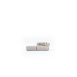 JVmoebel 3-Sitzer Textil Sofa 3 Sitzer Wohnzimmer Luxus Möbel Design Beige