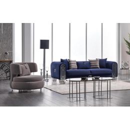 JVmoebel Wohnzimmer-Set Luxus Sofagarnitur Couch Möbel 3+1 Sitzer Couchen Sofa Polster 2tlg