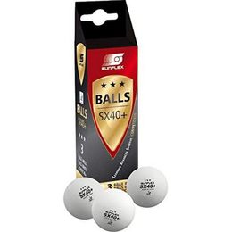Sunflex Tischtennisball SX 40+ weiß