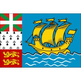 flaggenmeer Flagge Saint-Pierre und Miquelon 80 g/m²