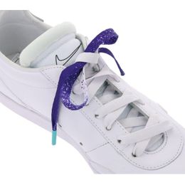 TUBELACES Schnürsenkel TUBELACES Schuhe Schnürbänder stylische Schnürsenkel Schuhbänder Violett/Weiß