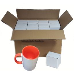 AcMax Tasse 36 Stück Sublimation Kaffee Tassen Becher WEISS