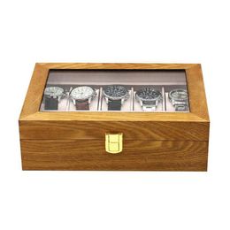 Lindberg & Sons Lindberg&Sons Uhrenbox Graziöse Uhrenbox aus Eschenholz Design mit 10 Fächern