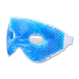 Schramm Kühlpad Schramm® Kühlmaske mit Gel Perlen Kühlbrille Augenmaske Gelmaske Schlafmaske Entspannungsmaske Gelbrille Migräne Maske Brille Augengelmaske gegen Augenringe Entspannungsmaske