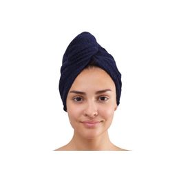 CLASS HOME COLLECTION Turban-Handtuch Frottee Baumwolle Haar-Turban Kopfhandtuch 72x27 cm