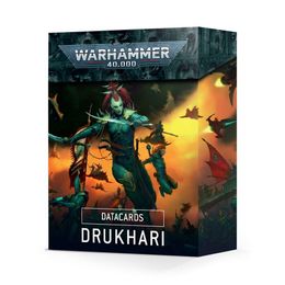 Games Workshop Spielwelt Warhammer 40.000: Datakarten: Drukhari