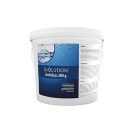 Evolution Poolpflege Evolution MultiTabs 5 kg langsamlösliche 200 g Tabletten Chlor Algizid