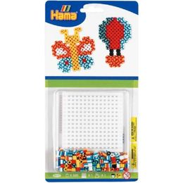 Hama Perlen Bügelperlen Hama Midi Bügelperlen Set Quadrat (kleine Blister-Packung)