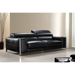 Salottini 3-Sitzer Designer XL 3er Sofa Andrea 3-Sitzer Leder Couch Garnitur