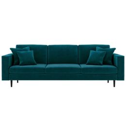 JVmoebel 3-Sitzer Sofa xxl sofa big couch Grüne Viersitzer Stoff Wohnzimmer Design