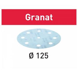 FESTOOL Schleifscheibe Schleifscheibe STF D125/8 P1200 GR/50 Granat (497181)