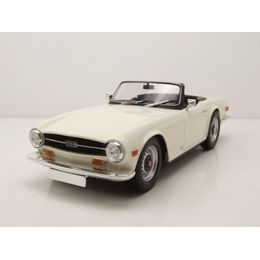 Minichamps Modellauto Triumph TR6 (LHD) 1969 weiß Modellauto 1:18 Minichamps