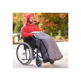 novely® Fußsack KARLO Fußsack Rollstuhl Lammwolle/Polyester Schlupfsack Rollstuhlsack