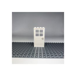 Lego® Spielbausteine Lego® Tür 1x4x6 weiße Tür + weißer Rahmen