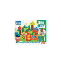 Mattel® Konstruktions-Spielset Mega Bloks Bausteine 70 Teile Waldfreunde Safari