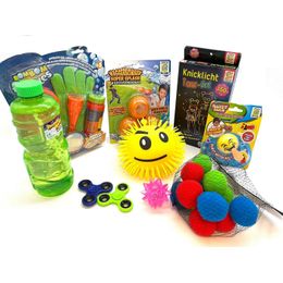 Luna24 Seifenblasenspielzeug Spielzeug-Überraschungsbox mit mind. 5 coolen Spielsachen!
