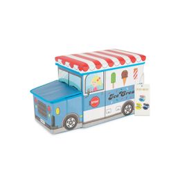bieco Spielzeugtruhe bieco Aufbewahrungsbox mit Deckel Kinder Icecream