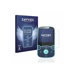 Savvies Schutzfolie für AGPtek A65X MP3 Player with clip