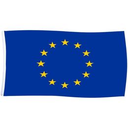 BRUBAKER Fahne EU - Große Hissflagge Europa 150 cm x 90 cm (1-St)