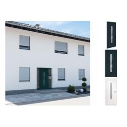 vidaXL Zimmertür Hauseingangstür Haustür Anthrazit 88x200 cm PVC