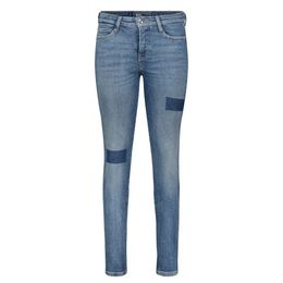 MAC Stretch-Jeans MAC SKINNY mid blue patched wash 5996-90-0312L D573
