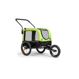 Klarfit Fahrradkinderanhänger Corgi 2-in-1 Hundeanhänger & Hundebuggy