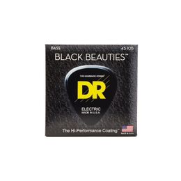 DR Saiten, (4er Bass 45-105 Extra-Life Black Beauties BKB-45)