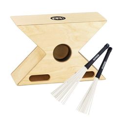 MEINL Percussion Cajon HTOPCAJ3NT Hybrid mit Cajon Brush