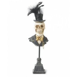 Horror-Shop Dekofigur Viktorianische Mr. Skelett Büste 38cm