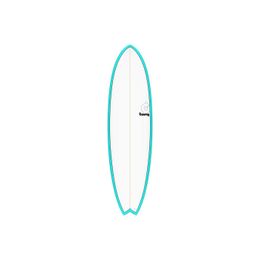 Torq Wellenreiter Surfboard Torq Epoxy TET 7.2 MOD Fish Blau Pinline