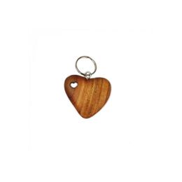 mitienda Schlüsselanhänger Schlüsselanhänger aus Holz Herz im Herz