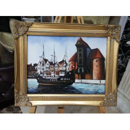 JVmoebel Ölbild Ölbild Bilder Gemälde Ölgemälde Bild 40 * 50 cm Sofort lieferbar neu