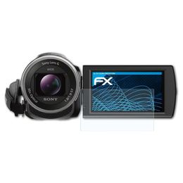 atFoliX Schutzfolie Displayschutz für Sony HDR-CX625
