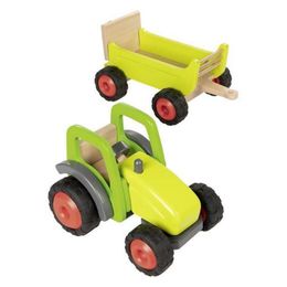 goki Spielzeug-Traktor, mit Anhänger