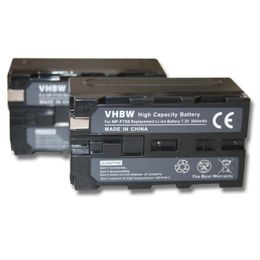 vhbw kompatibel mit Feelworld Monitor Kamera-Akku Li-Ion 3600 mAh (7
