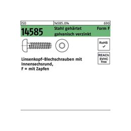 Reyher Blechschraube 1000er Pack Linsenblechschraube ISO 14585 ISR/Spitze 3