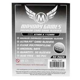 Mayday Games Spiel, Premium Oversized Hüllen 87x112mm 50 Stück