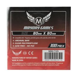 Mayday Games Spiel, Standard Medium Square Card Hüllen 80x80mm 7125
