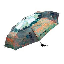 Luckyweather not just any other day Taschenregenschirm Regenschirm Motiv MOHNBLUMENFELD Taschenschirm