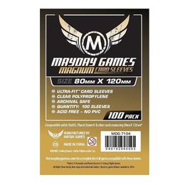 Mayday Games Spiel, Standard Gold Hüllen 80x120mm 100 Stück 7104