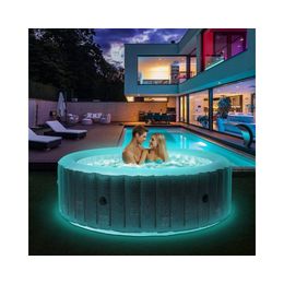 MSPA Whirlpool Outdoor Whirlpool aufblasbar Comfort Starry C-ST061 mit LED 6 Personen