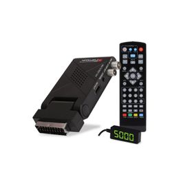 RED OPTICUM AX Lion 5 AIR DVB-T2 Receiver mit Aufnahmefunktion DVB-T2 HD Receiver (externer IR Sensor mit LED Display