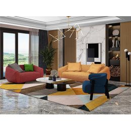 JVmoebel Sofa Moderne bunte Couchgarnitur 3+2+1 luxus Couche Neu