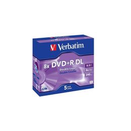 Verbatim DVD-Rohling DVD+R DL 8.5GB 8x