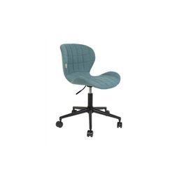 Zuiver Stuhl Bürostuhl mit Drehfunktion blau