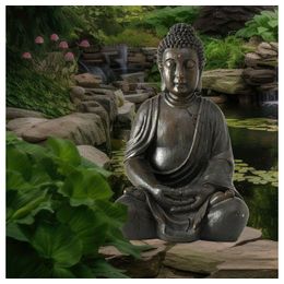 Boltze Dekofigur, Buddha Figur Garten Außen Dekoration Kunstharz Skulptur