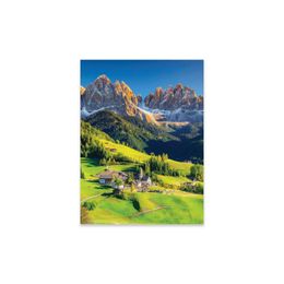 Wallarena Poster Natur Landschaft Berge Wohnzimmer Schlafzimmer Kunstdruck Wandbild XXL