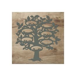 Namofactur 3D-Wandtattoo Holz Wandbild 'Familie Baum' Wanddeko