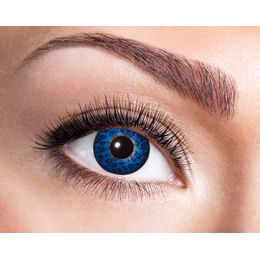 Eyecatcher Farblinsen Blue Leopard Kontaktlinsen. Blaue Farblinsen.
